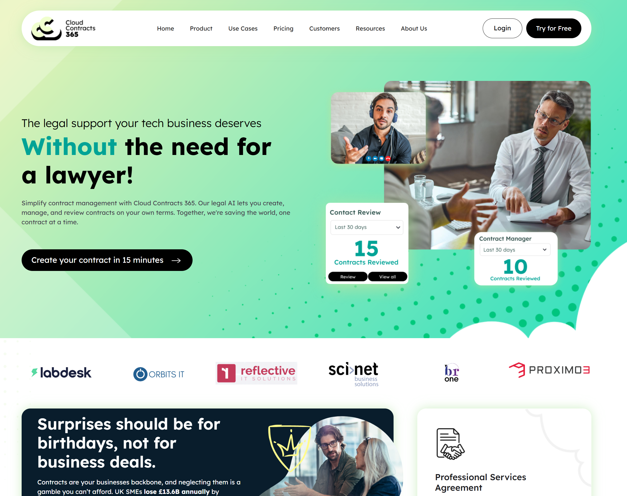 Partner Success - labdesk partner with ‘Cloud Contracts 365’ to help transform & optimise their ...