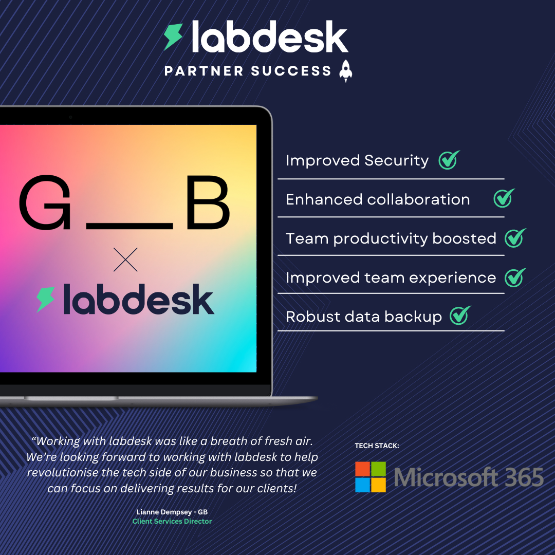 Partner Success - labdesk Enhances IT Security and Collaboration for GB Hospitality