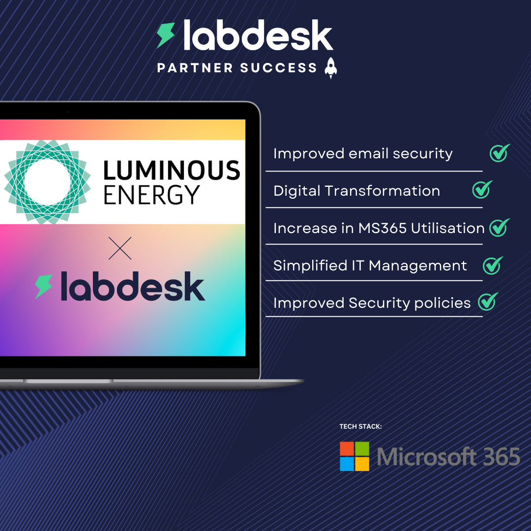 Partner Success - labdesk enhances Microsoft 365 environment to bolster security and guides ...